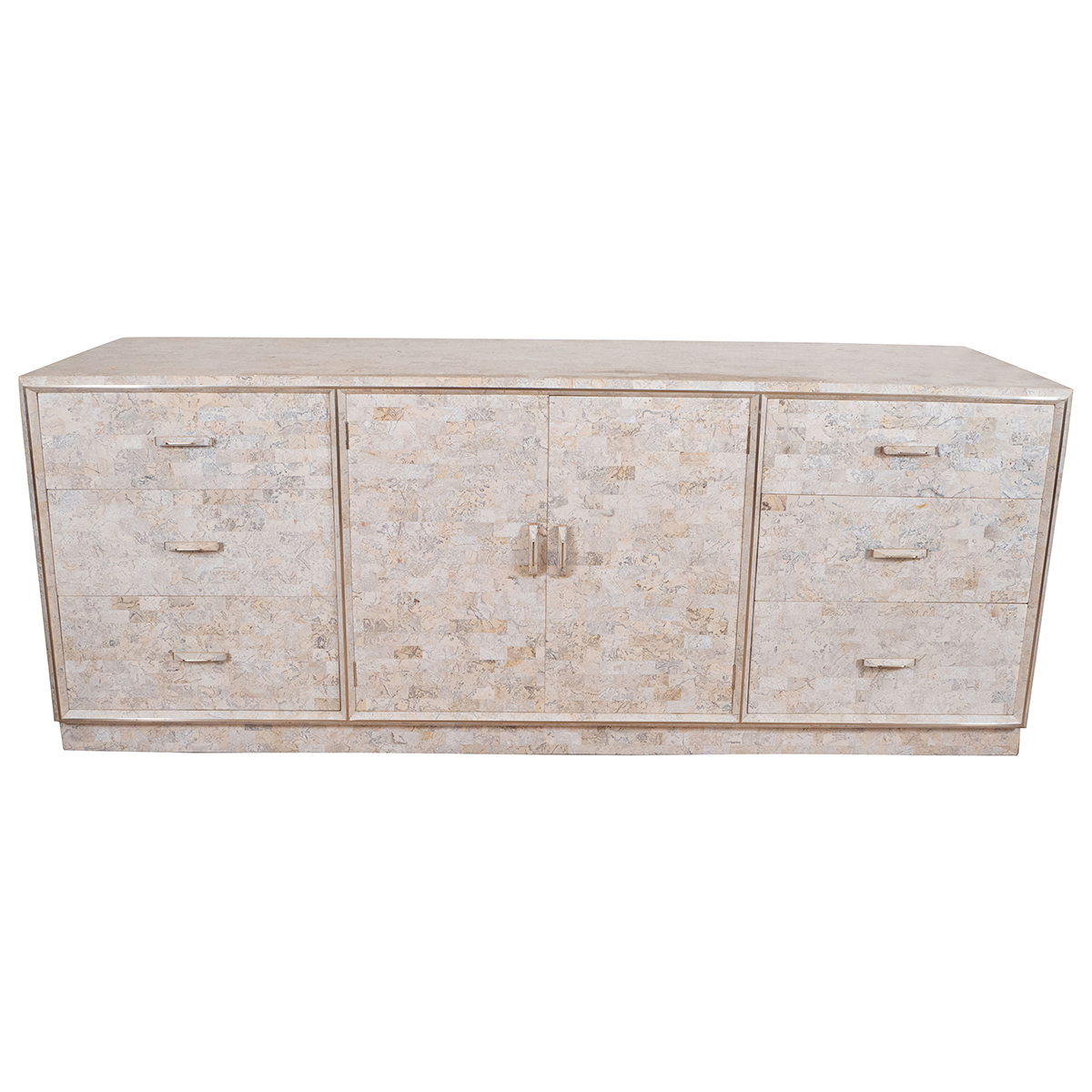 Tessellated Stone And Brass Sideboard Sideboards John Salibello Tessellated Stone And Brass Sideboard Sideboards John Salibello